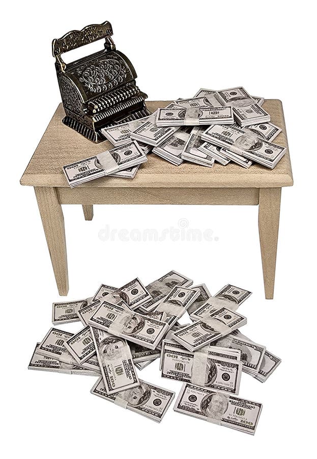 Cash Register and money stock photo. Image of keys, trade - 379426840