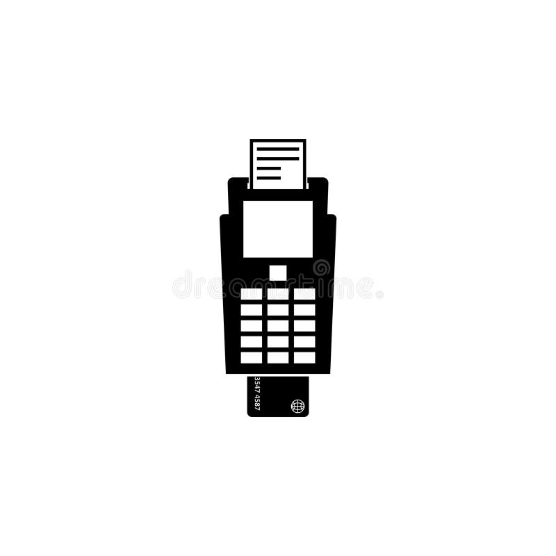 Cash Register, Payment Terminal Flat Vector Icon Stock Vector ...