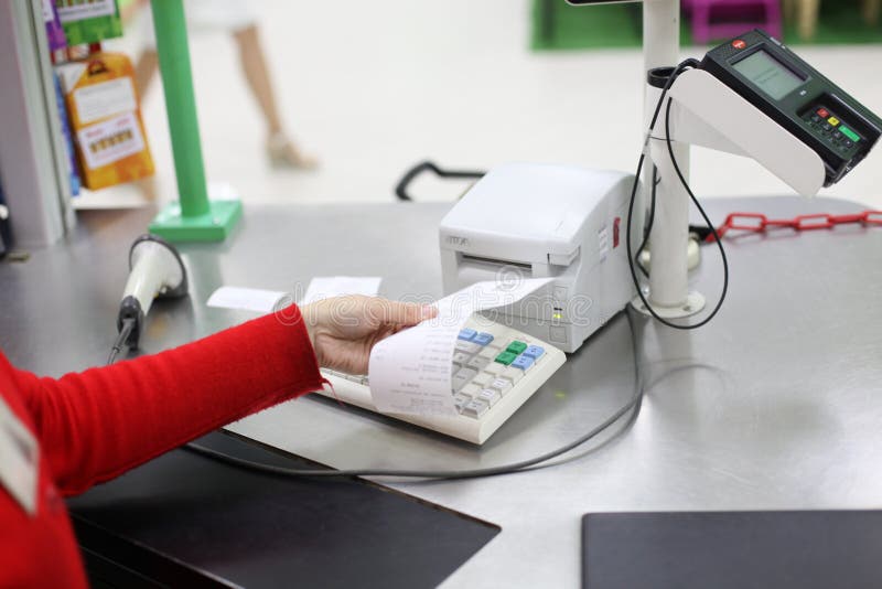 Cash register editorial stock image. Image of equipment - 98794229