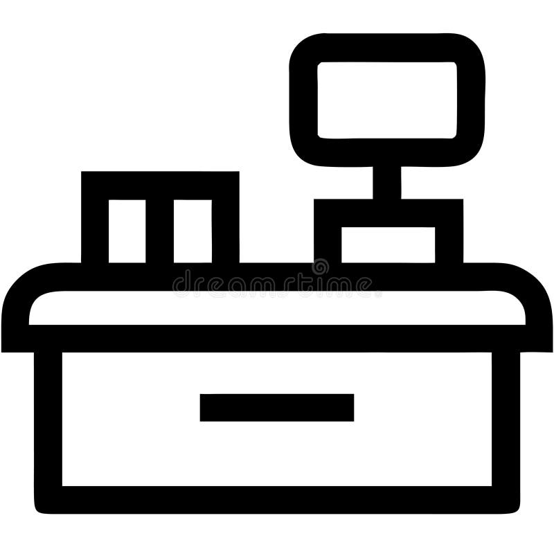 Cash Register Vector for Retail Payment Systems and Business Design ...