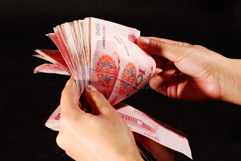 Cash of RMB(Chinese Yuan) stock photo. Image of asia - 12018610