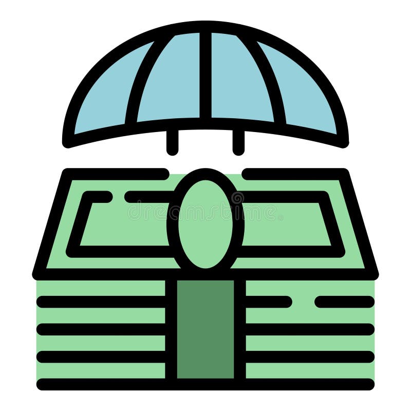 Cash Stack Income Icon Vector Flat Stock Vector - Illustration of ...