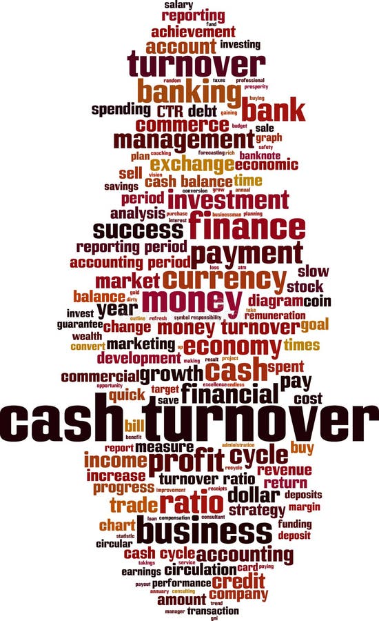 Money turnover word cloud stock vector. Illustration of cash - 269914663