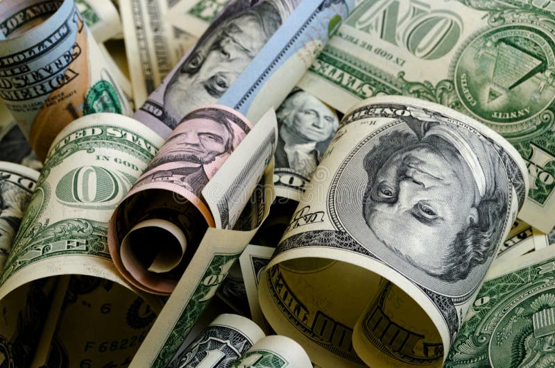 Cash US dollars. stock image. Image of credit, exchange - 113293829