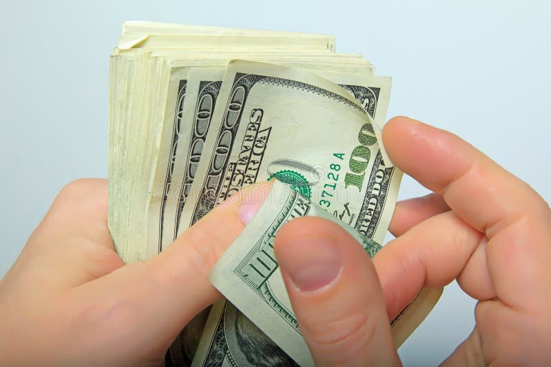 Dollars in the air. stock photo. Image of assets, investments - 38333036