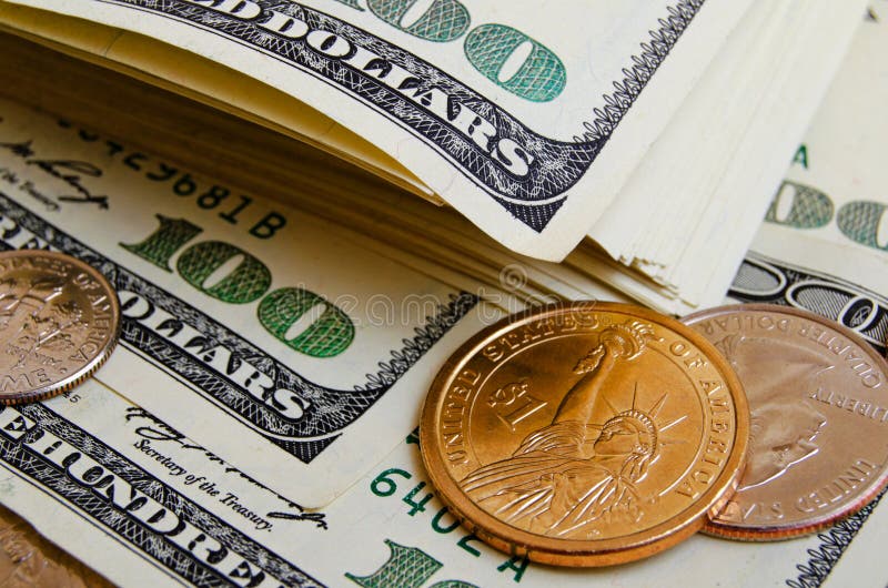 Cash US dollars. stock image. Image of cashing, dividends - 84502563