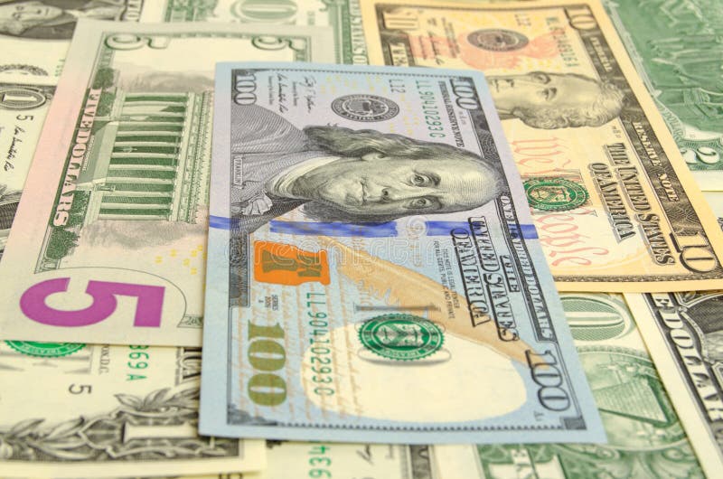 Cash US dollars. stock photo. Image of cashing, dollars - 53166760