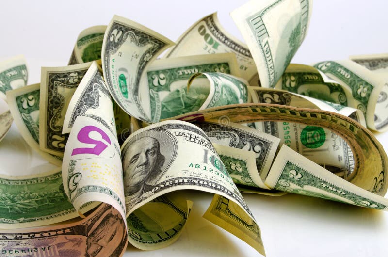 Cash US dollars. stock photo. Image of rate, profitability - 78801710