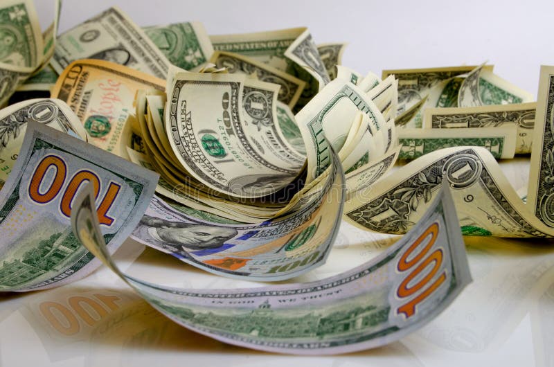 Cash US dollars. stock photo. Image of rate, assets, dollar - 80806776