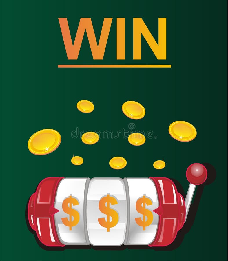 Cash and win stock illustration. Illustration of habit - 158561828