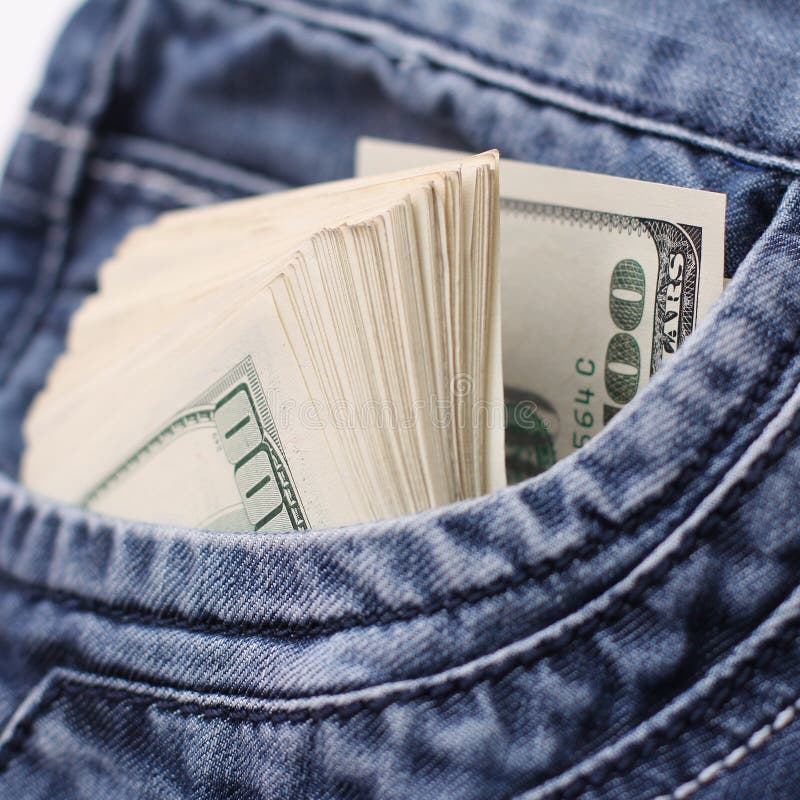 Cash in your pocket stock image. Image of cash, competition - 83296309