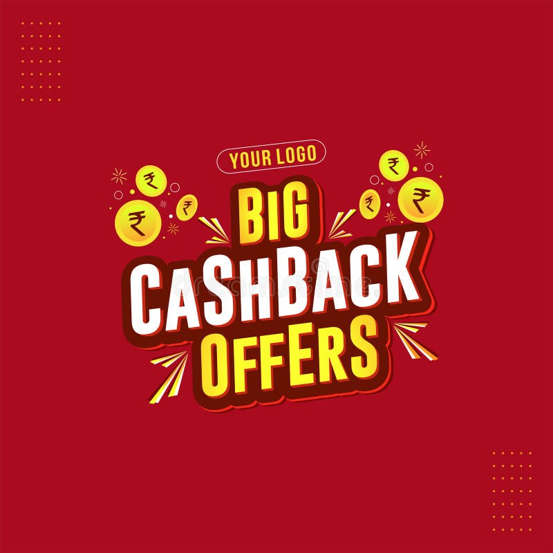 Shopping Offers Cashback Logo Label Unit Vector Stock Vector ...