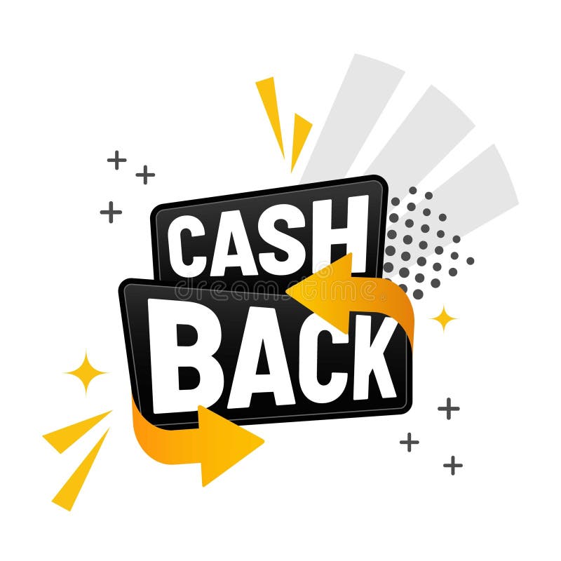 Cashback Promotion Banner with Bold Typography and Trending Geometric ...