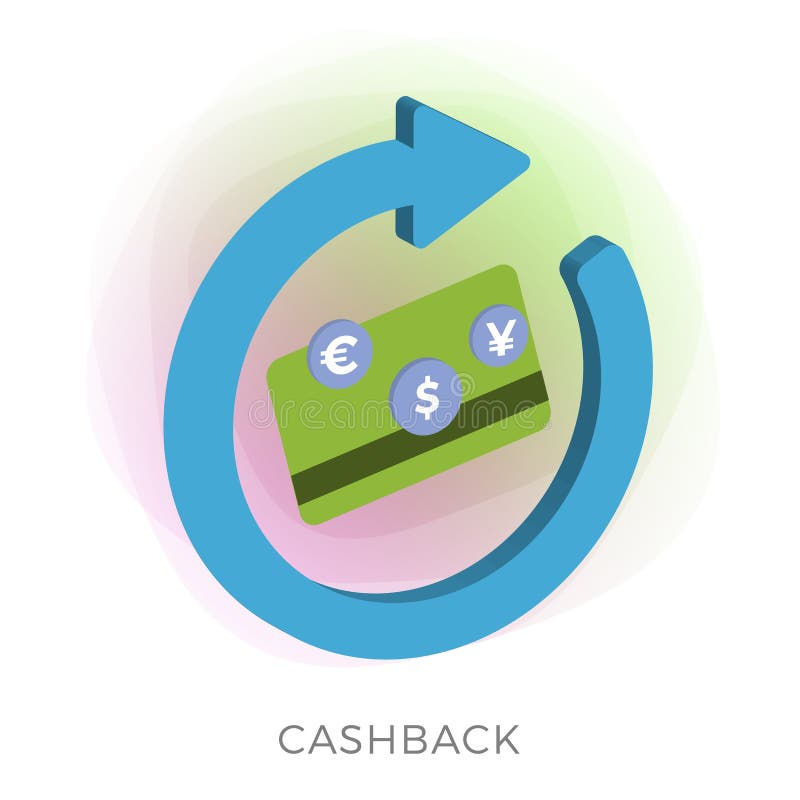Cashback Reward Program and Money Refund Flat Vector Concept. Saving ...