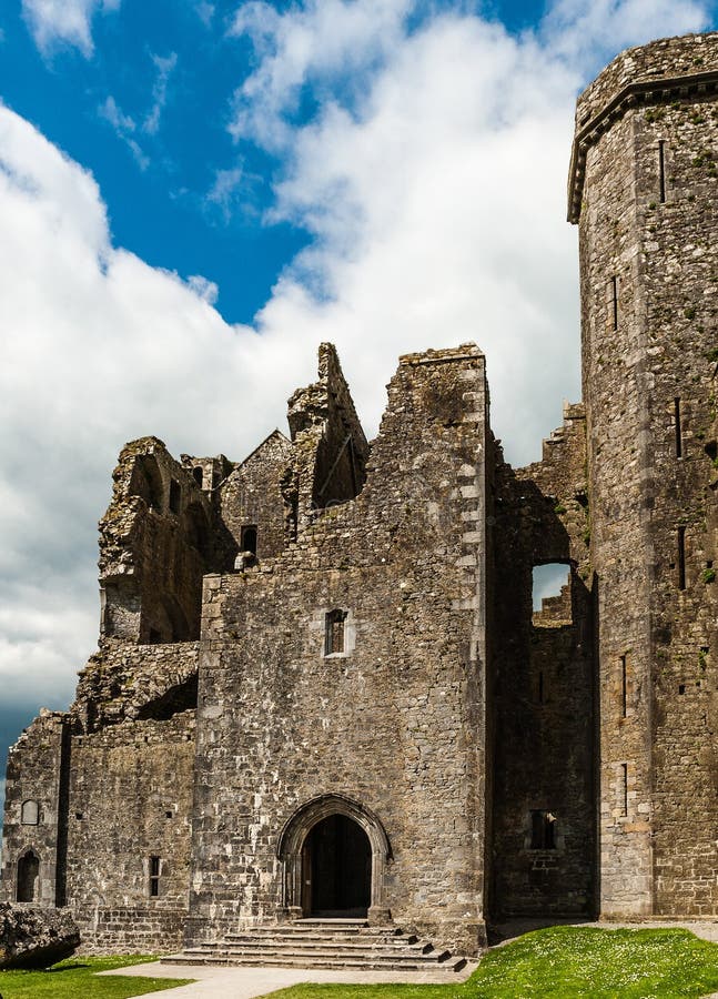 Cashel Castle , Ireland stock photo. Image of rock, building - 27097812