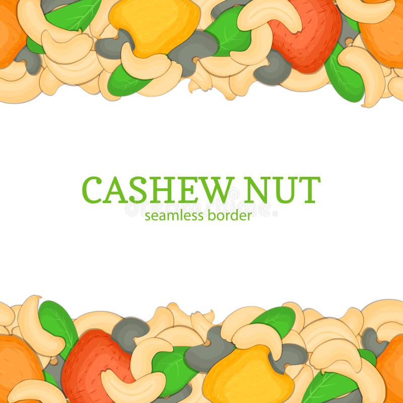 Cashew Horizontal Seamless Border Stock Illustrations – 9 Cashew ...