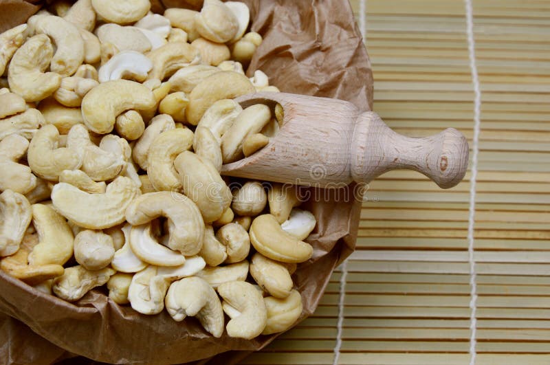 Cashew nuts stock photo. Image of paper, tasty, cooking - 85919304