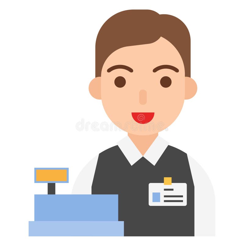 Cashier Avatar Stock Illustrations – 265 Cashier Avatar Stock ...
