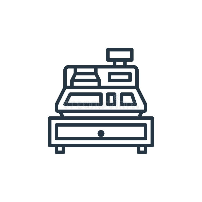 Cashier Machine Icon. Filled Cashier Machine Icon for Website Design ...