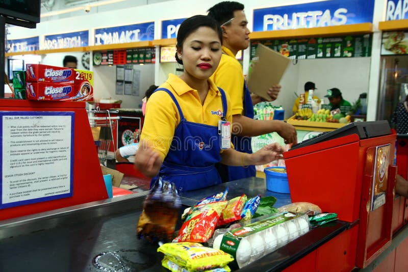 783 Grocery Worker Cashier Stock Photos - Free & Royalty-Free Stock ...