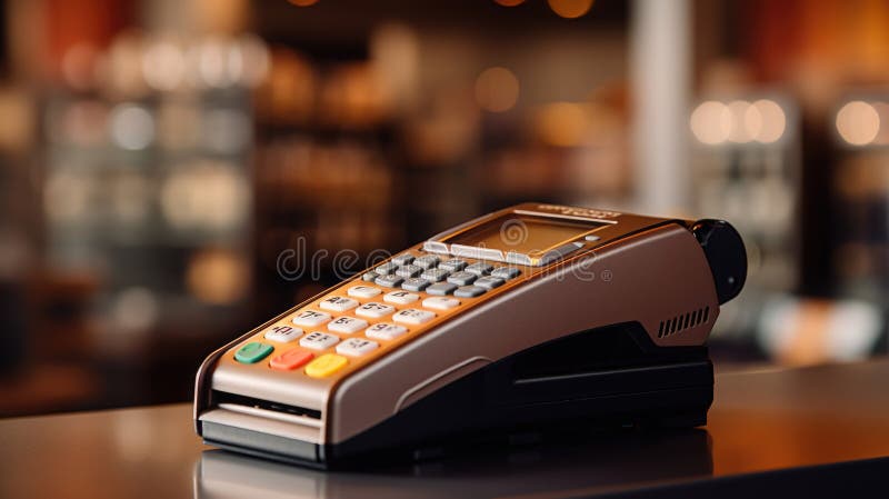 Cashless Payment in the Store To Pay with Pos Terminal Stock ...