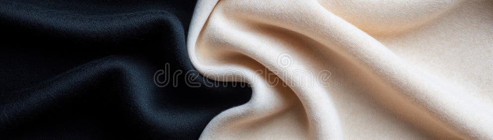 Cashmere Textile Elegantly Drapes into Sculptural Forms, Illuminated by ...