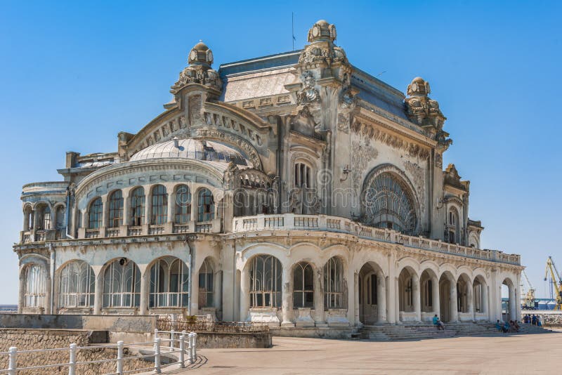 Casinò Di Costanza, Romania Immagine Editoriale - Immagine di gotico ...