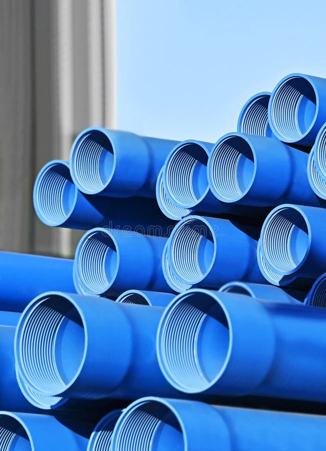 Casing pipe for borewell stock photo. Image of polythene - 318139116