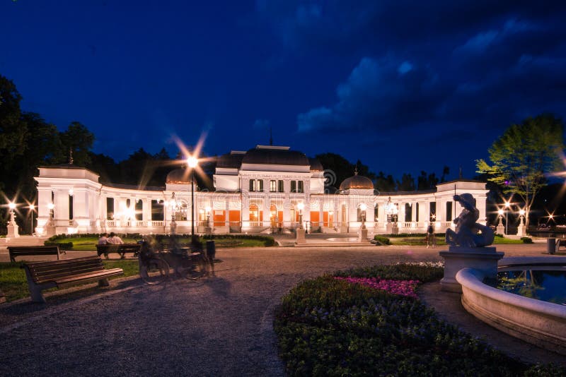 The Old Casino in Cluj Napoca at Night Stock Photo - Image of cazino ...