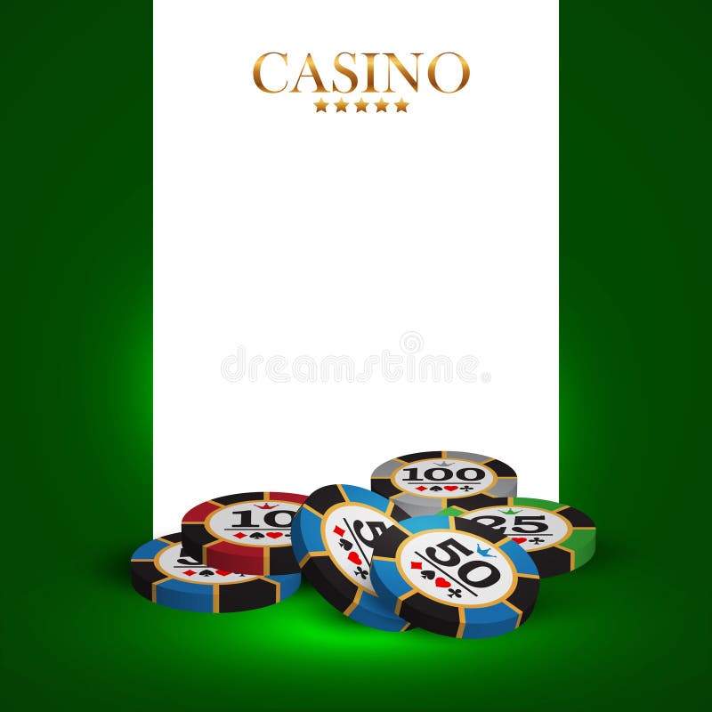 Casino advertising design stock vector. Illustration of playing - 92237785
