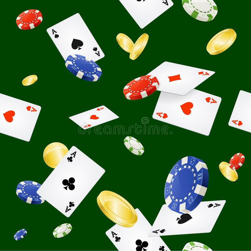 Casino Background Seamless. Vector Stock Vector - Illustration of ...