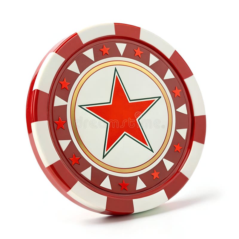 Casino Chip Star 3D stock illustration. Illustration of winning - 357188671