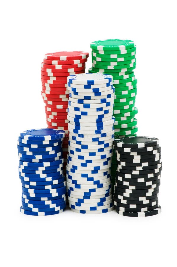 Casino chips isolated stock image. Image of club, chips - 11087229