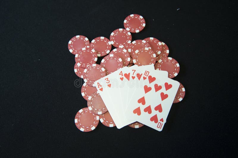Casino Chips and Playing Cards Editorial Photography - Image of casino ...