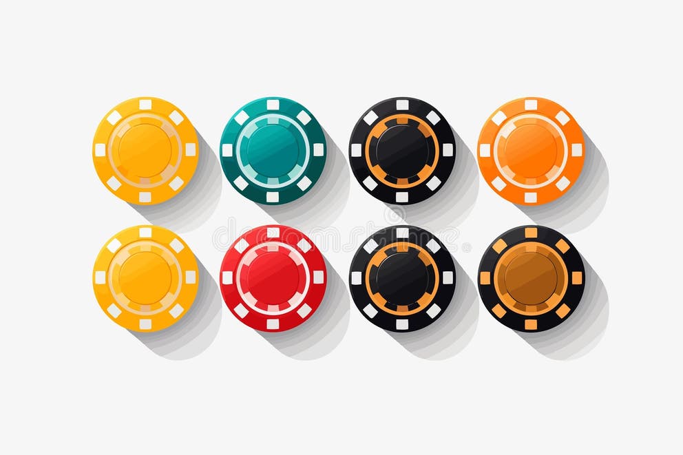 Casino Chips Vector Flat Minimalistic Isolated Vector Style ...
