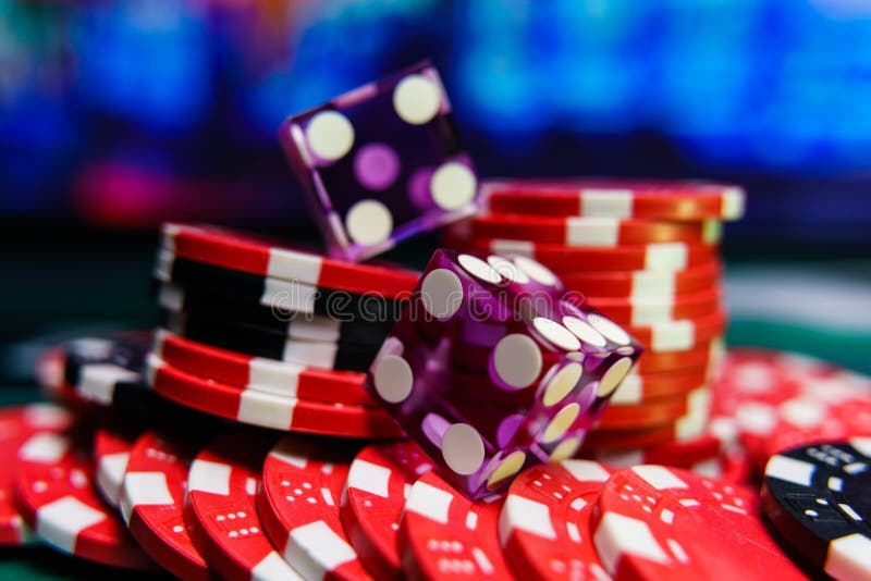 Red Craps Dice stock image. Image of american, craps - 14580787