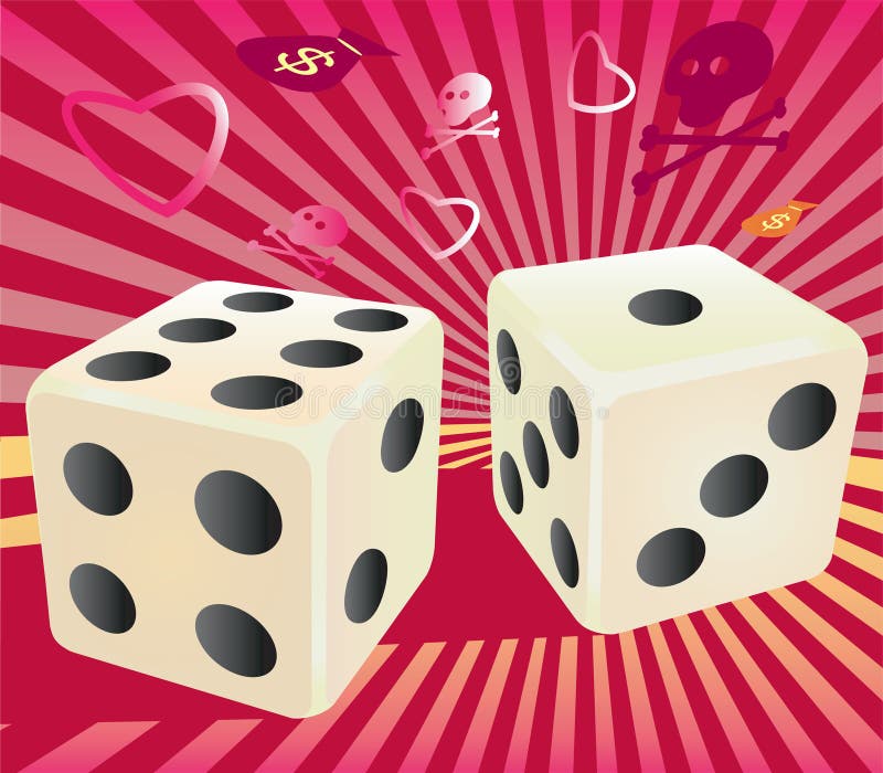 Dise stock vector. Illustration of painting, play, gamble - 4949768