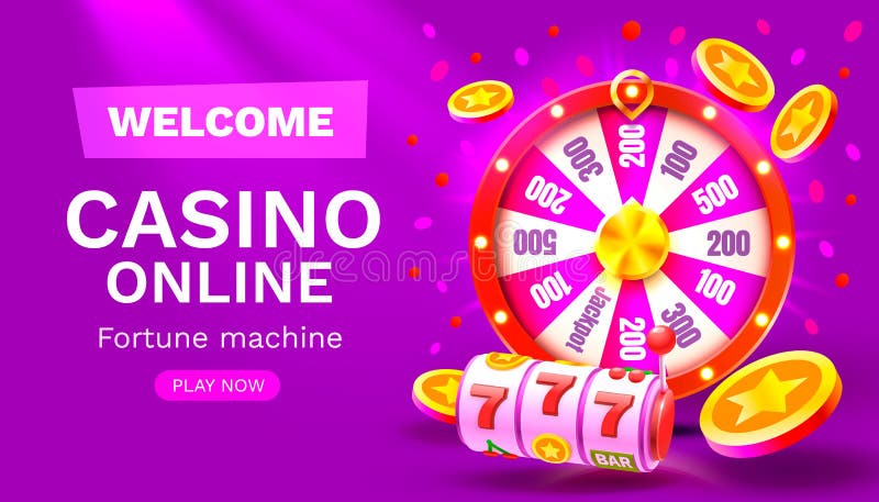 Casino Fortune Machine Winner, Jackpot Fortune of Luck, Win Banner ...