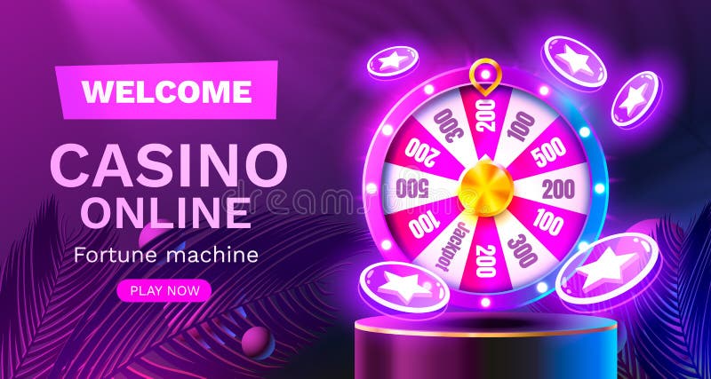 Casino Fortune Machine Winner, Jackpot Fortune of Luck, Win Banner ...