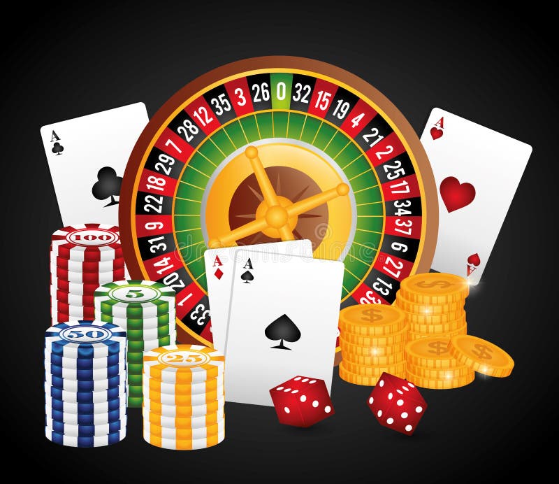 Casino gambling game stock vector. Illustration of roulette - 63367982