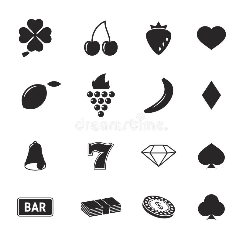 Casino icon stock illustration. Illustration of cherry - 98645432