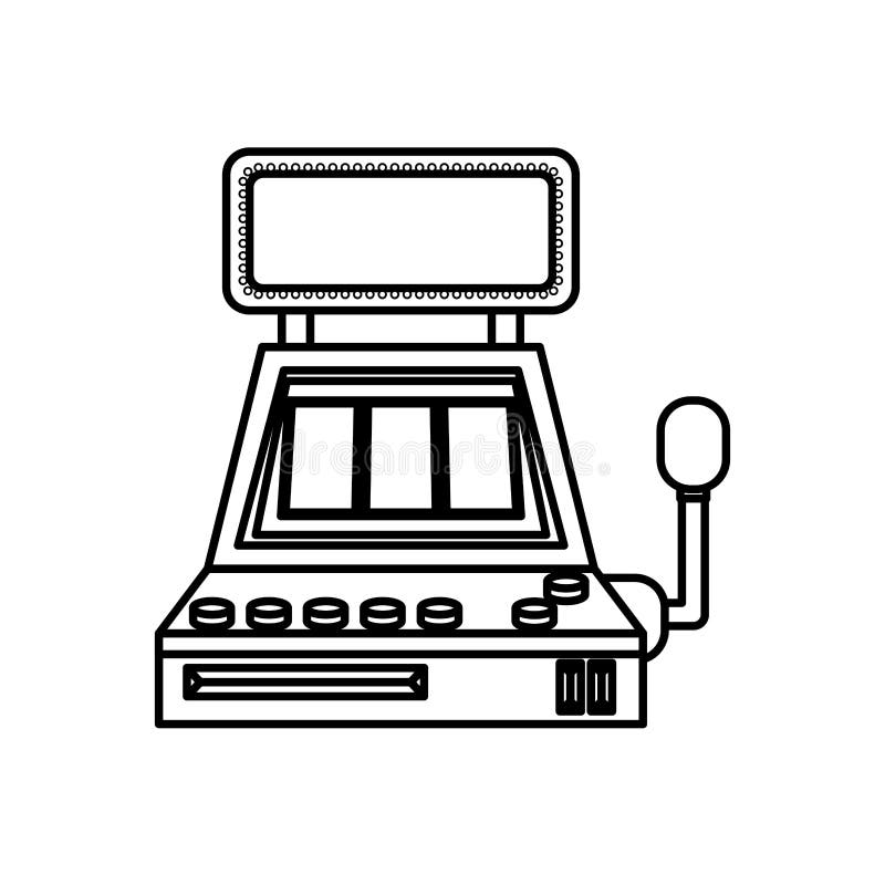 Casino jackpot machine stock vector. Illustration of success - 83238594