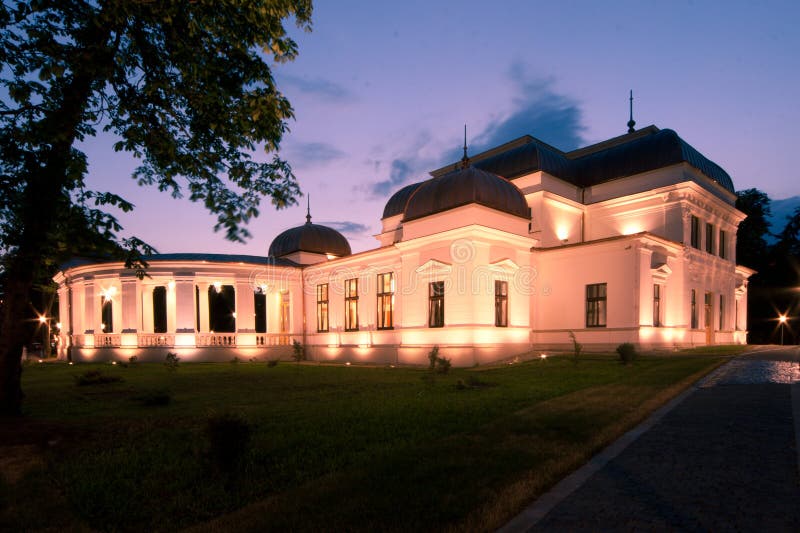 The Old Casino in Cluj Napoca at Night Stock Photo - Image of cazino ...