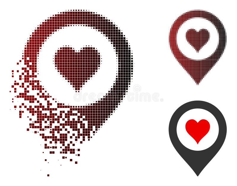Disintegrating Dot Halftone Casino Map Marker Icon Stock Vector ... Disintegrating Dot Halftone Casino Map Marker Icon Stock Vector ...