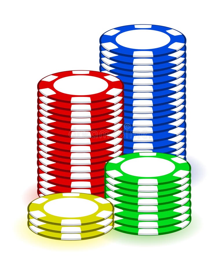 Poker Chip Stack Clip Art