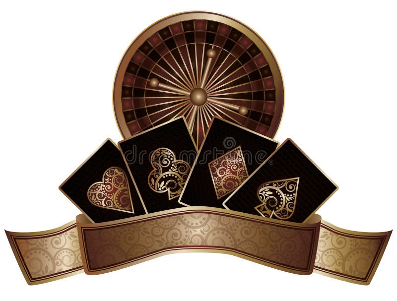 Casino poker elements stock vector. Illustration of gambling - 29844291