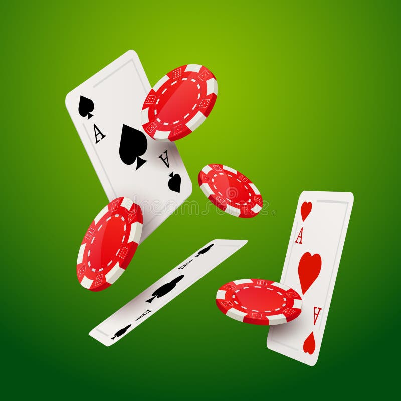 Falling Card Poker Chips Stock Illustrations – 526 Falling Card Poker ...
