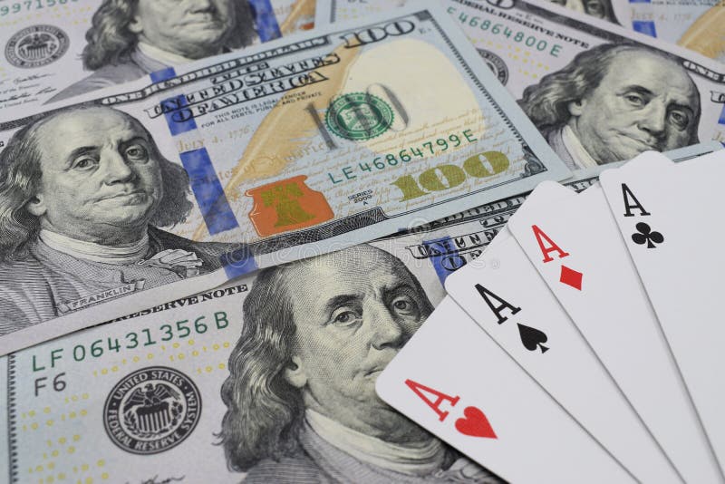 Casino, Real Money. on the Table Money Dollars Stock Image - Image of ...