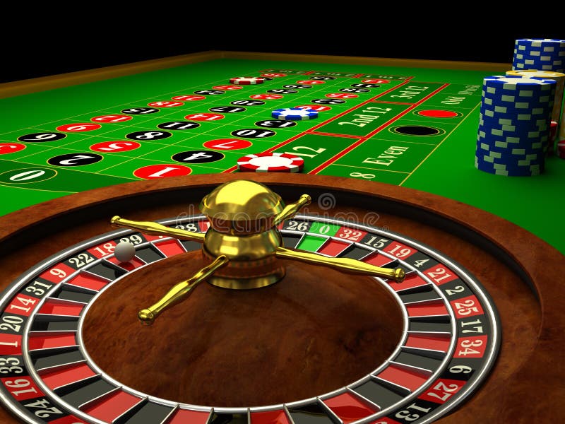 Casino Roulette stock illustration. Illustration of close - 14585965