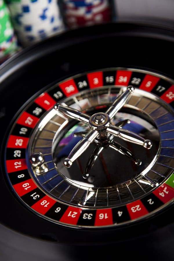 Casino - Roulette & Chips Stock Photo - Image of indoors, table: 4696644